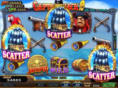 Captain Jack 2 / 25 line game by IGS - American Alpha