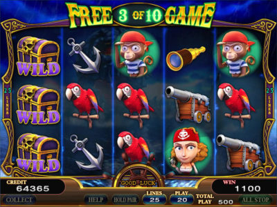 Captain Jack 2 / 25 line game by IGS - American Alpha